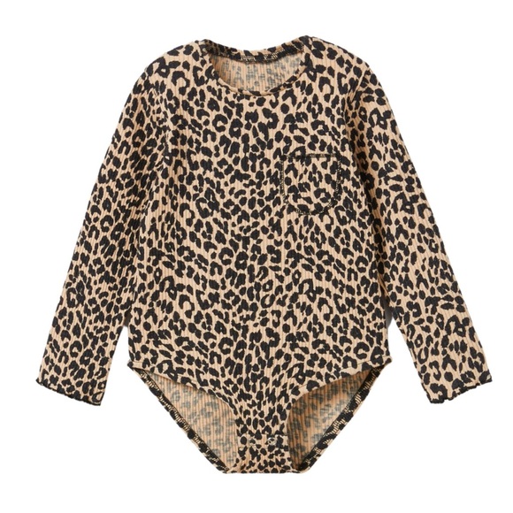 Zara | One Pieces | Zara Leopard Print Kids Bodysuit | Poshmark